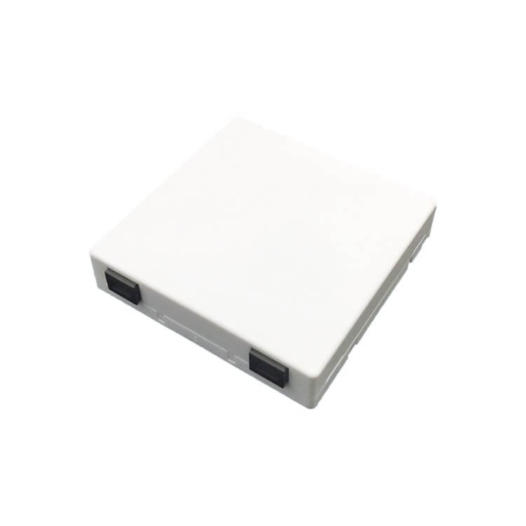 Fiber Terminal Box 2 Cores SC Wall Outlet Faceplate Socket Panel