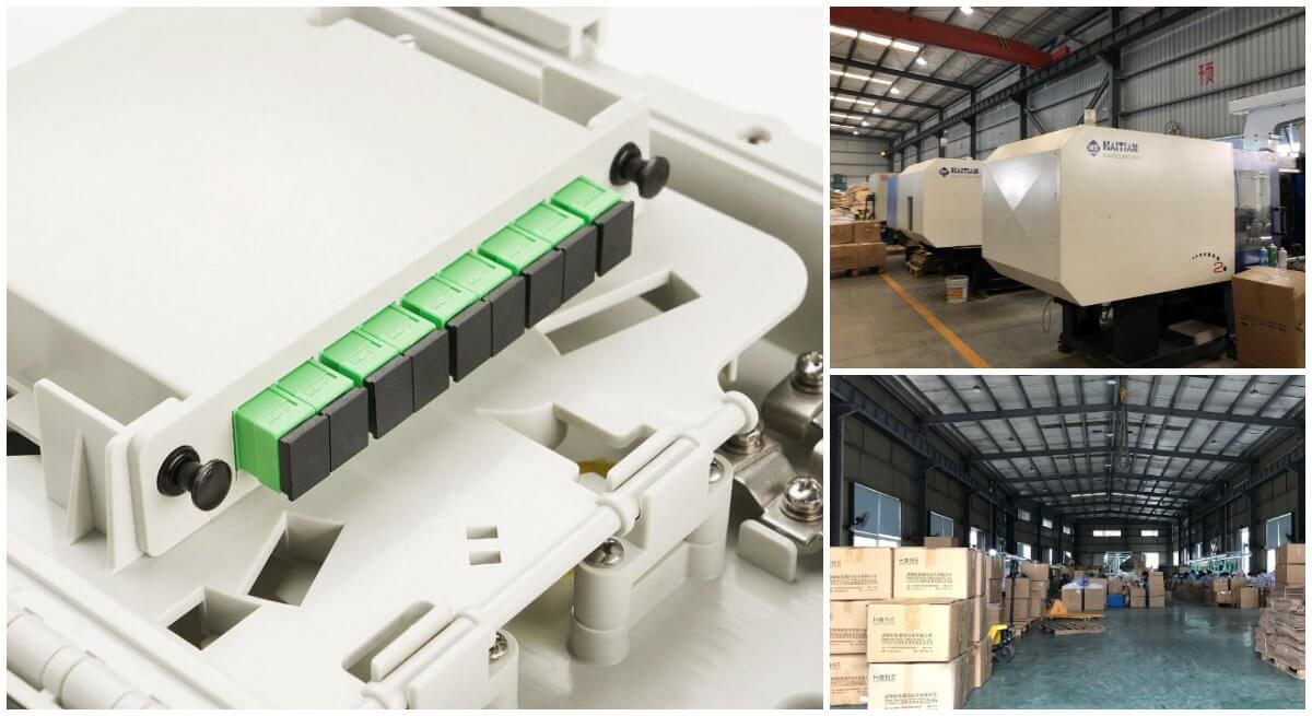 PLC Splitter 1x8 SC UPC Cassette Card Type Optical Splitter