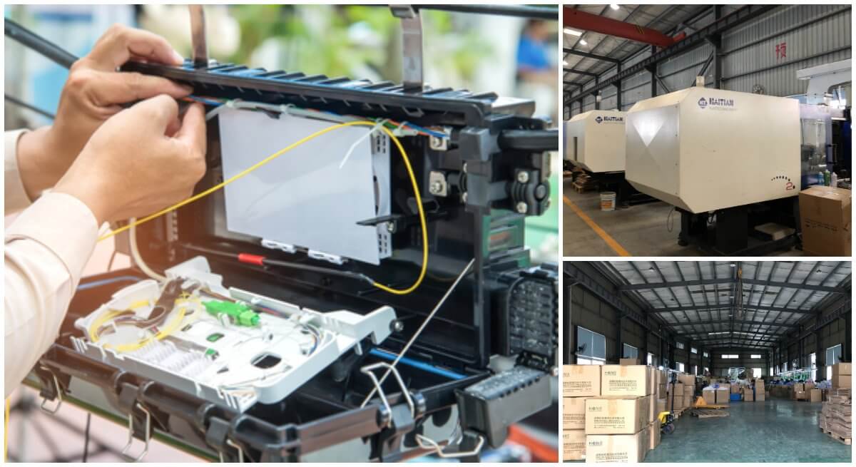 Splice Closure Horizontal Fiber Cable Joint Splice Case