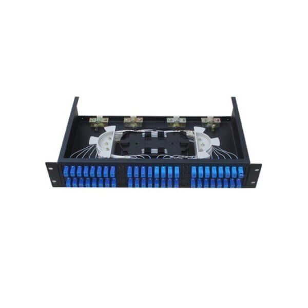 Fiber Optic Patch Panel Rack Mounted With SC Simplex 48 Core