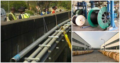 Fiber Optic Duct Cable Stranded Non Metallic Strength Member Cable