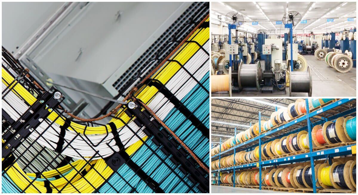 Indoor OM3 Multi Core Armored Breakout Fiber Optic Cable