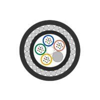 SWA Armoured Subsea / Submarine Fiber Optic Cable 24 Core